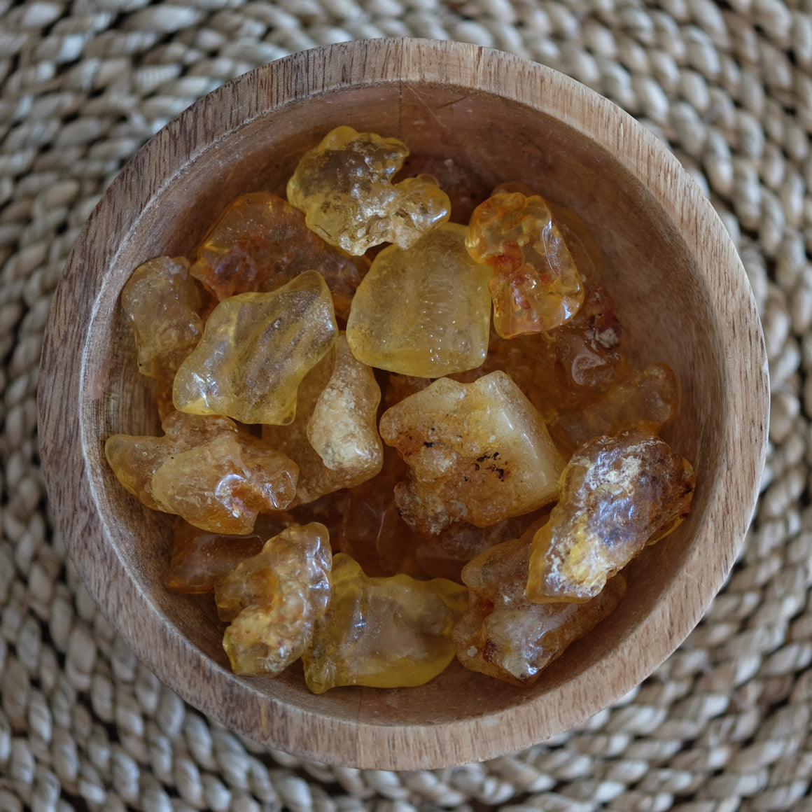 Amber Tumbled Stone – Words of Wisdom
