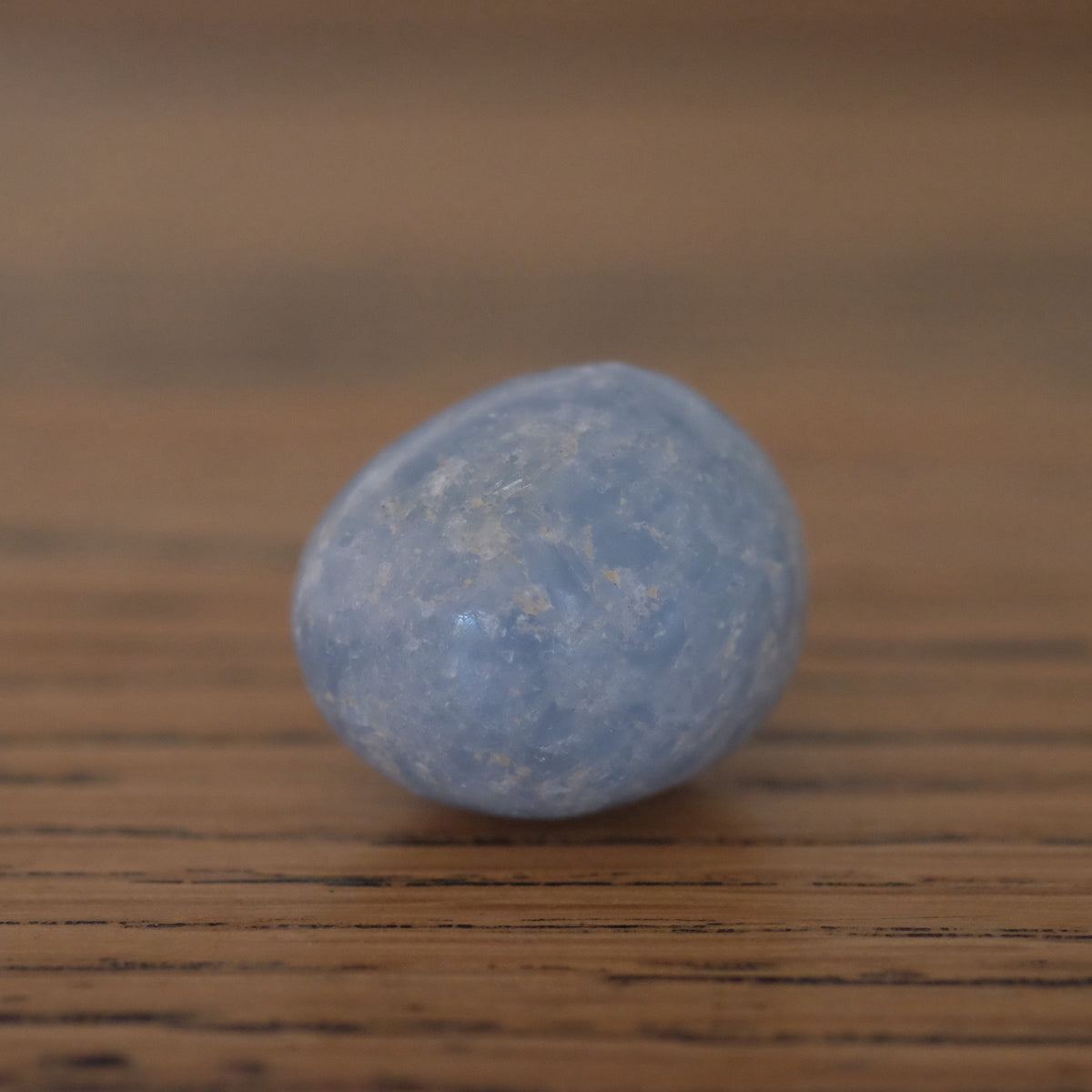 Blue Calcite Tumbled Stone – Words of Wisdom