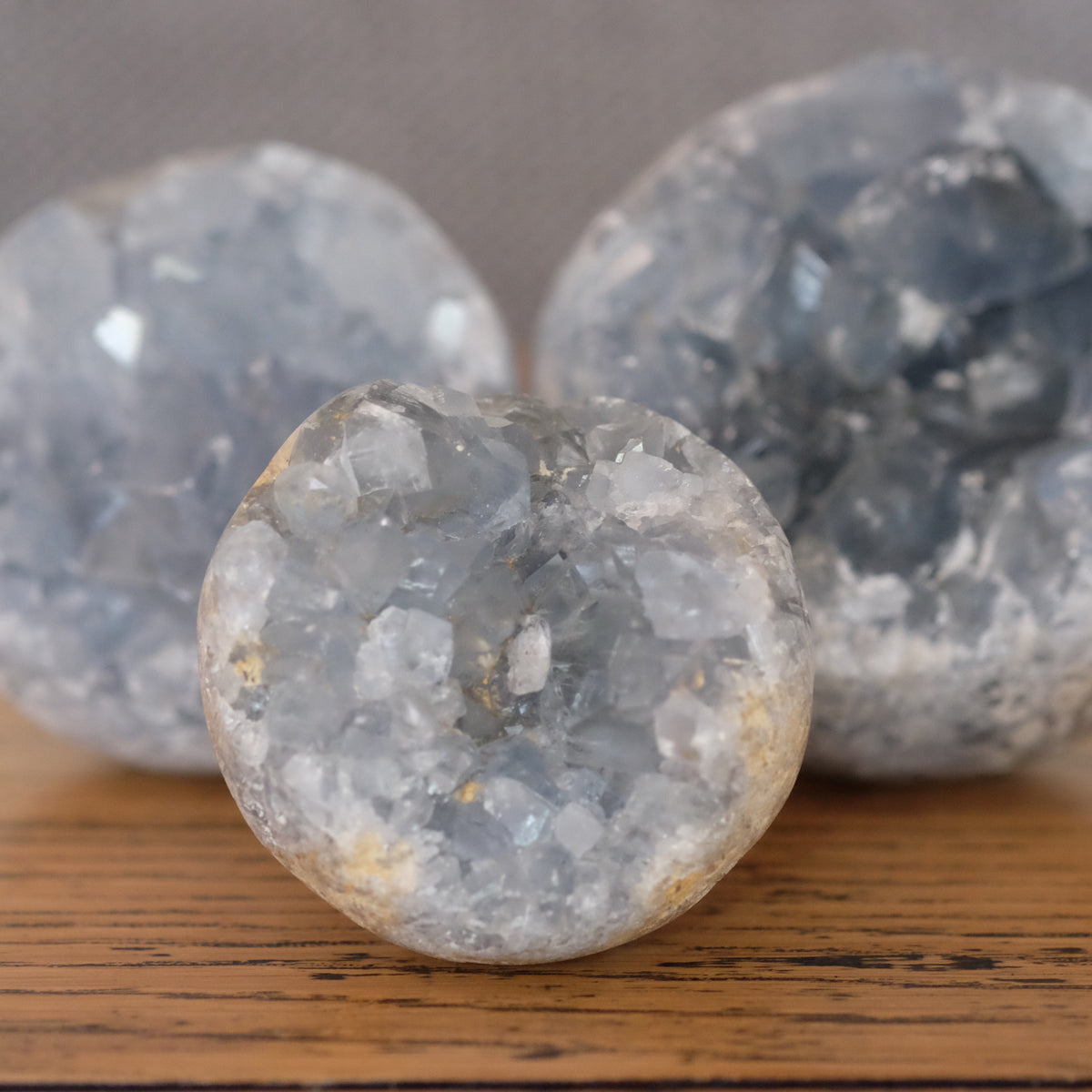 Blue Celestite Cluster Sphere – Words of Wisdom