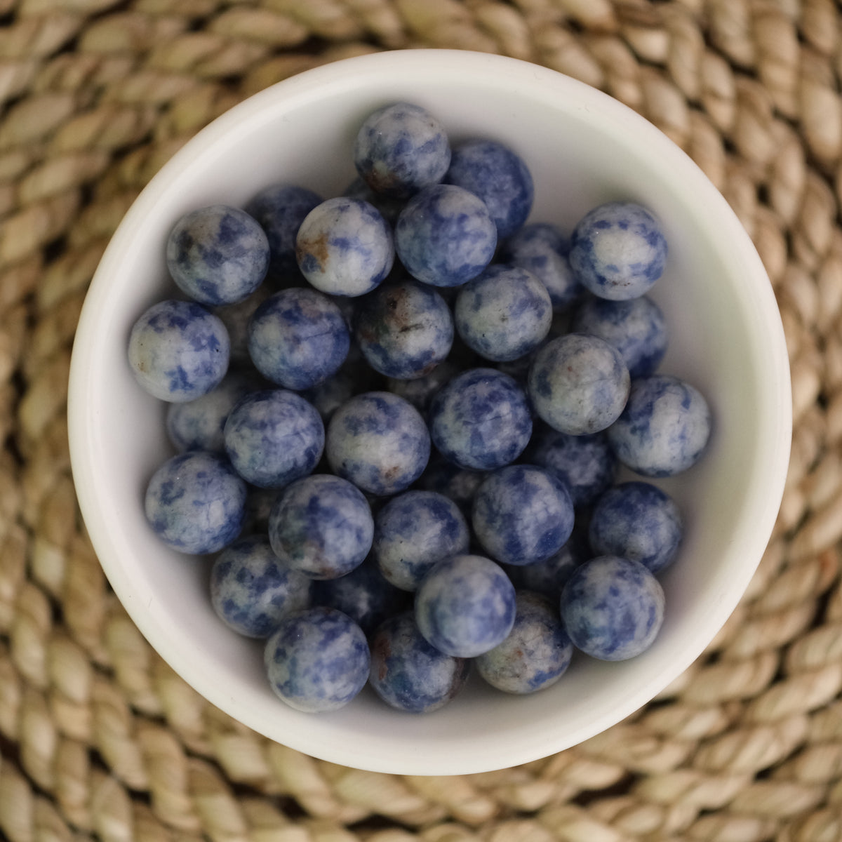 Blue Spot Jasper Sphere – Words of Wisdom