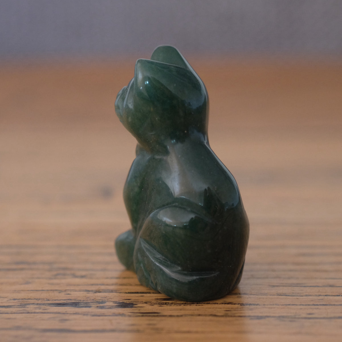 Green Aventurine Cat – Words of Wisdom