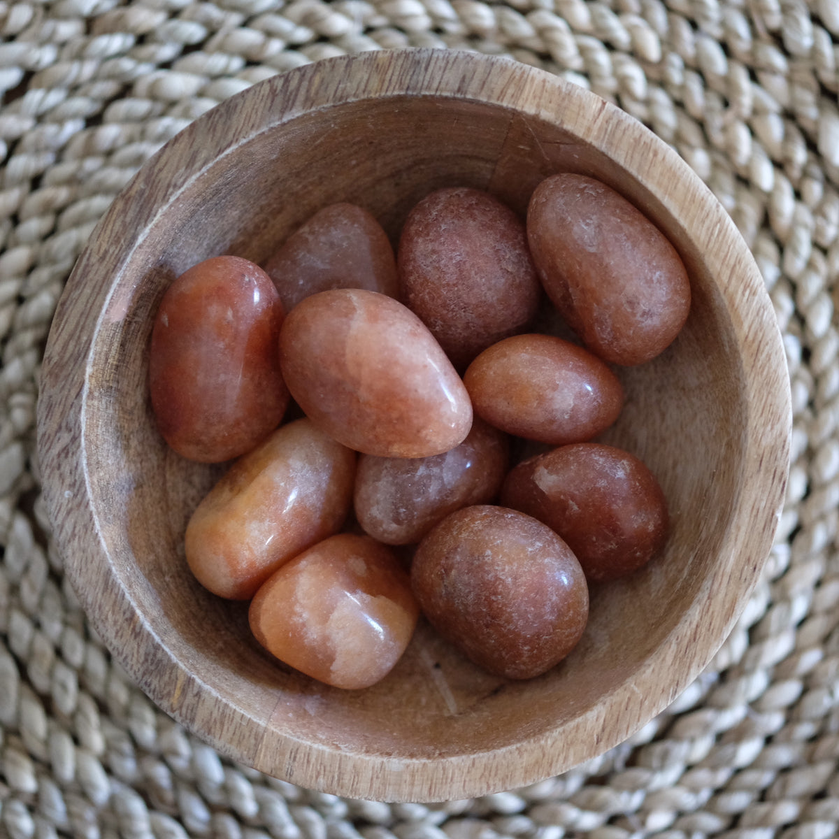 Pink Aventurine Tumbled Stone – Words of Wisdom