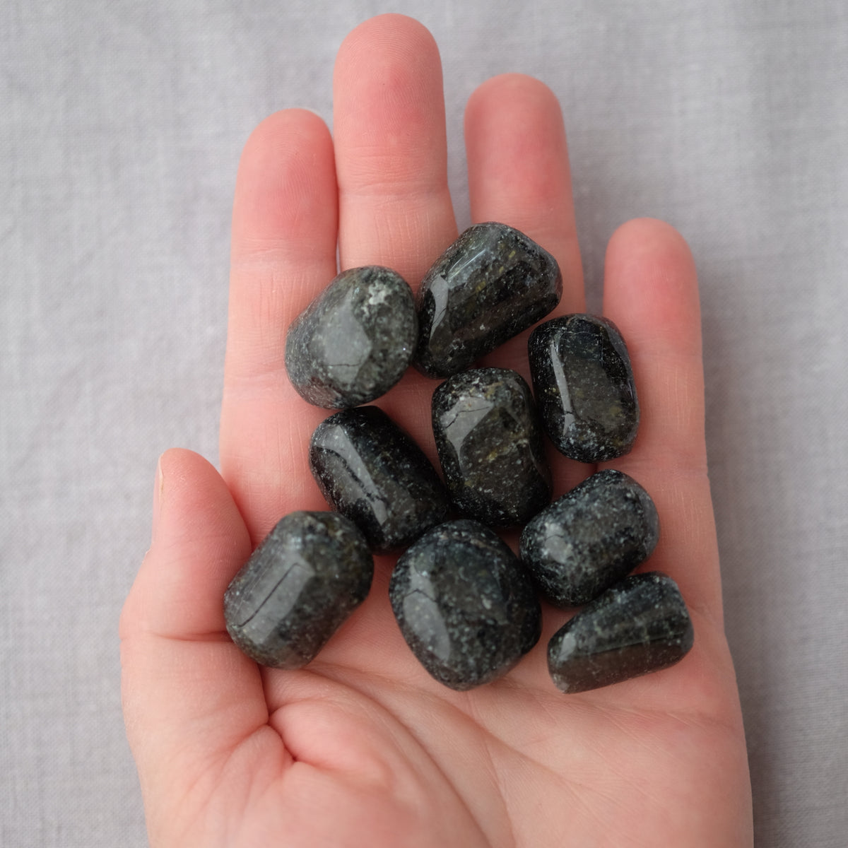 Rutile Black Tumbled Stone – Words of Wisdom