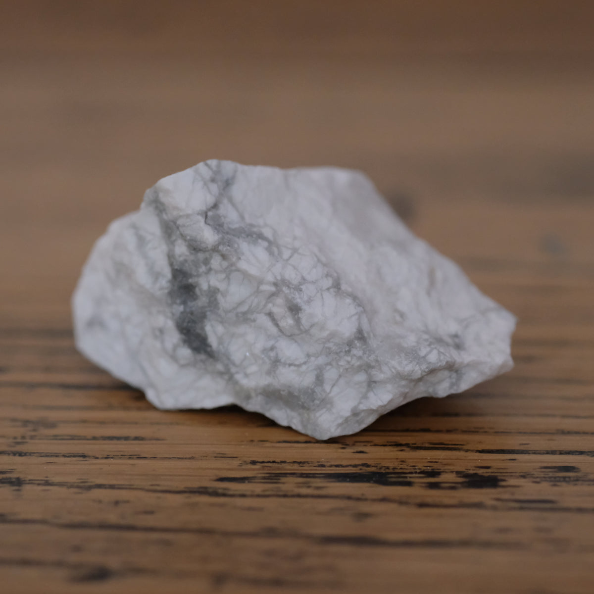 White Howlite Raw Chunk – Words of Wisdom